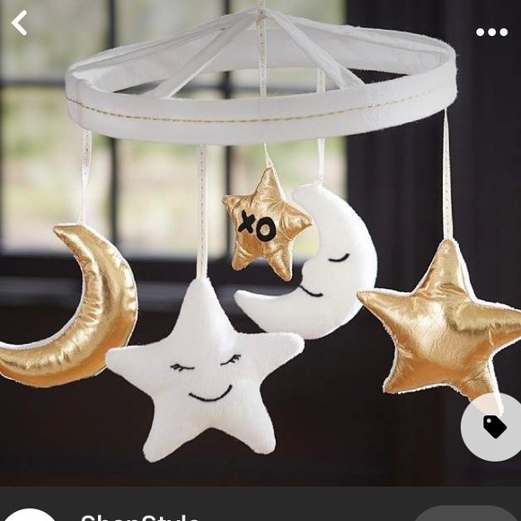 Pottery Barn Kids | Other | Pottery Barn Emily Merritt Moon Star Mobile ...